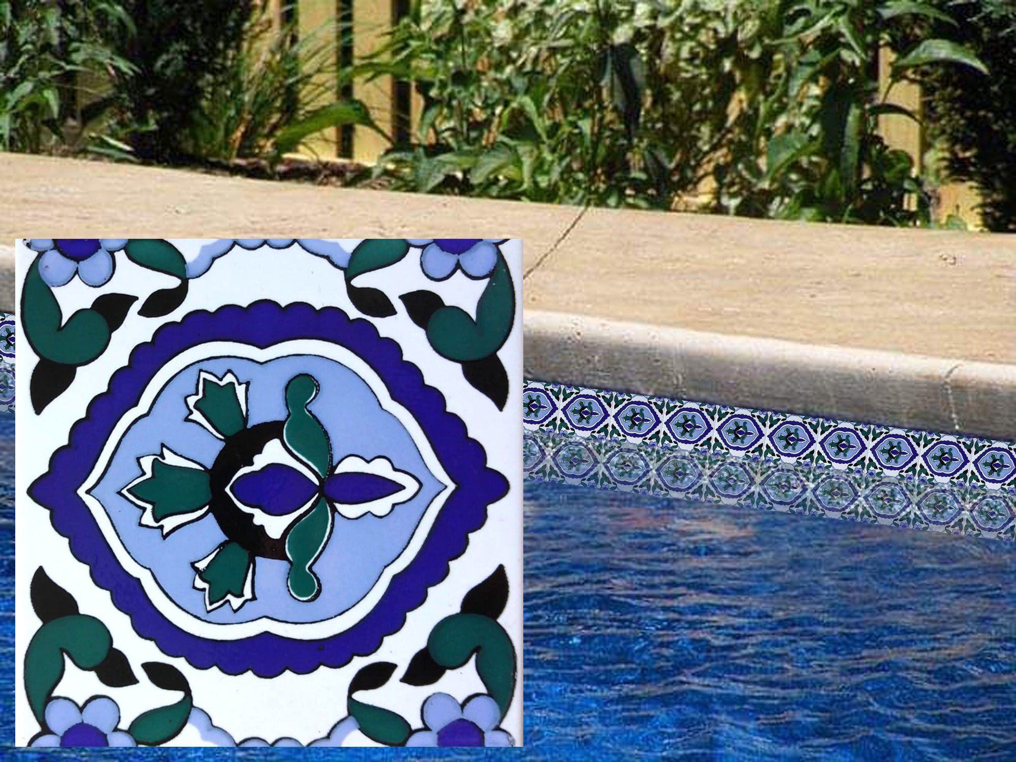 Motril Design Pool Waterline 6x6 – Pool Tiles Delivered